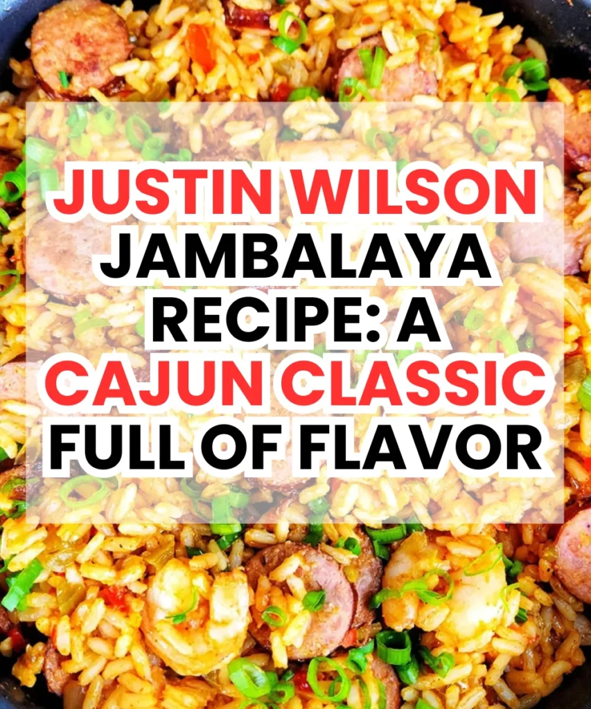 Justin Wilson Jambalaya Recipe: A Cajun Classic Full Of Flavor