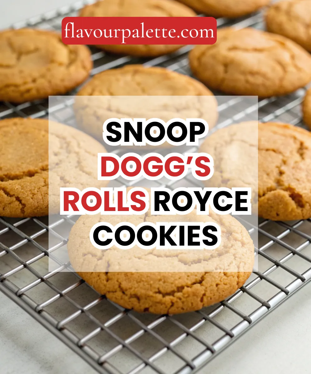 Snoop Dogg’s Rolls Royce Cookies – Luxurious, Buttery & Unforgettable