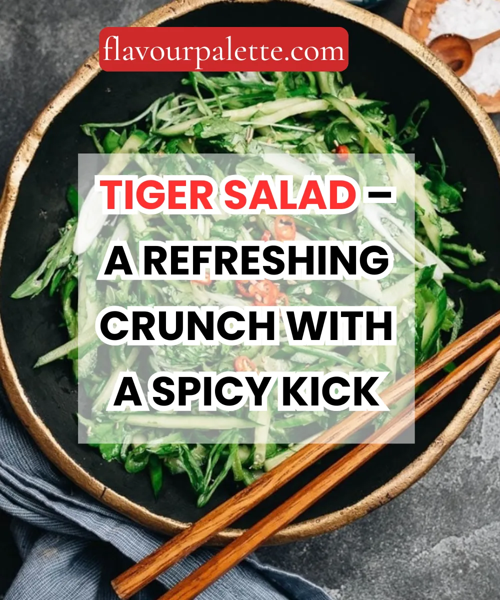 Tiger Salad – A Refreshing Crunch With A Spicy Kick