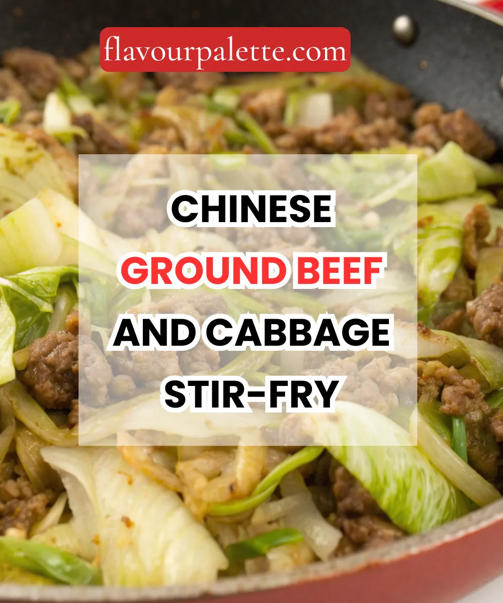 Chinese Ground Beef And Cabbage Stir-Fry – A Quick, Flavorful Weeknight ...