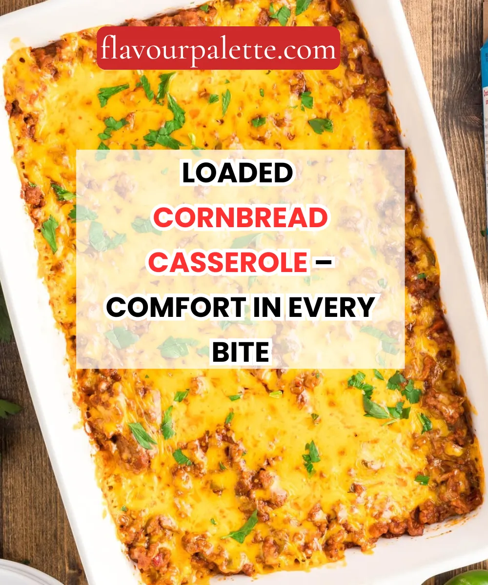 Loaded Cornbread Casserole – Comfort In Every Bite
