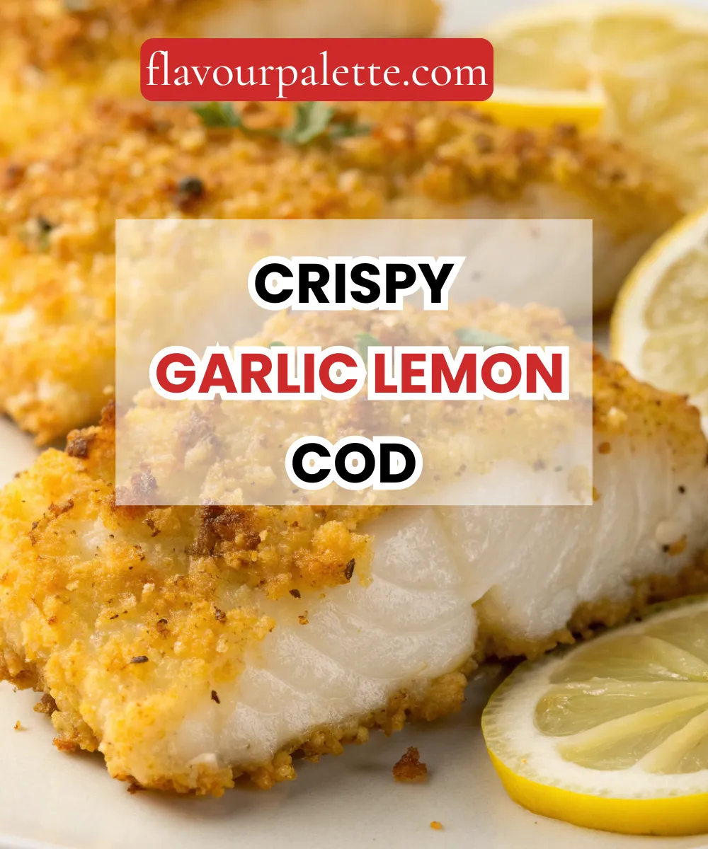 Crispy Garlic Lemon Cod For A Flavorful Seafood Delight