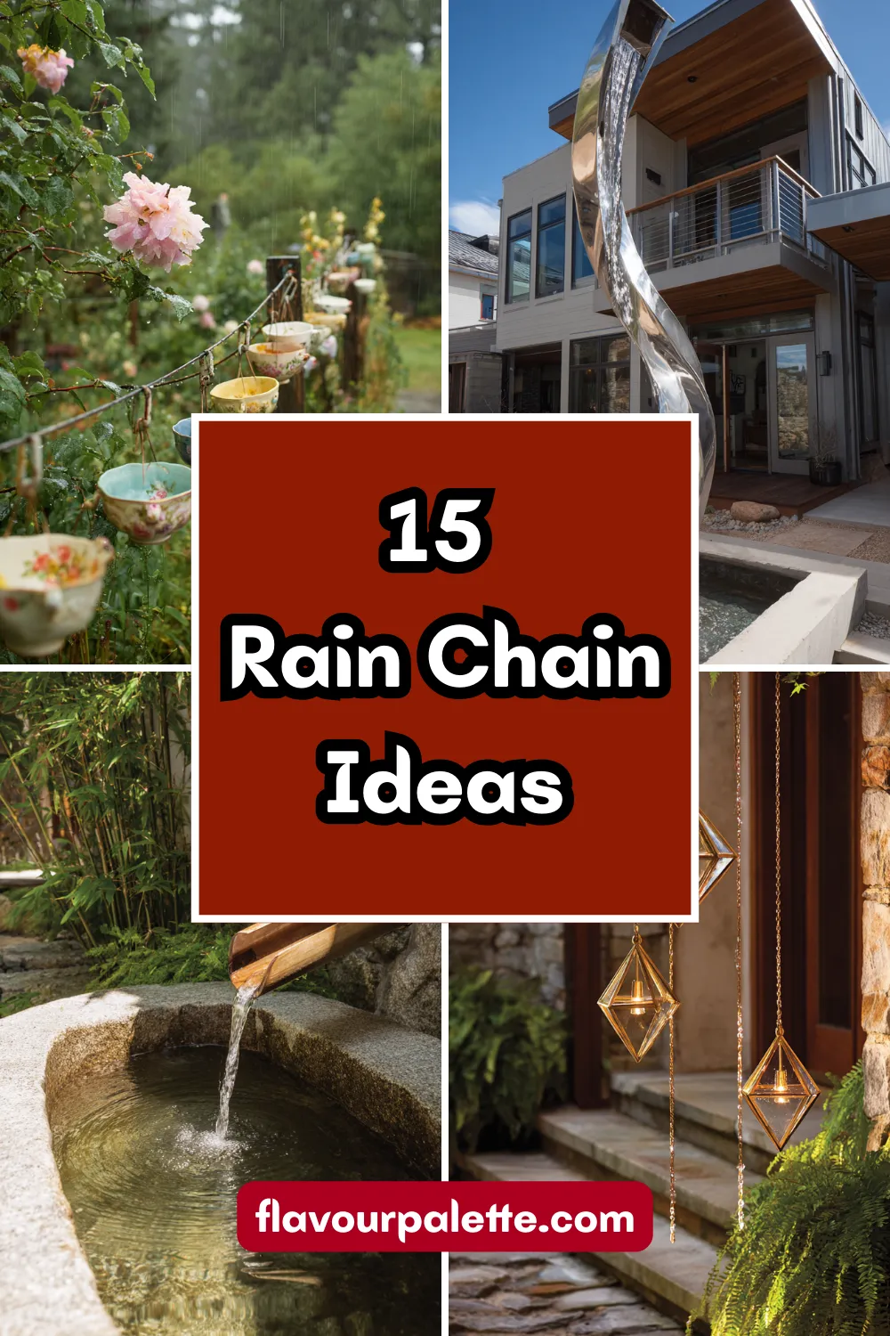 15 Rain Chain Ideas That Add Beauty To Your Exterior